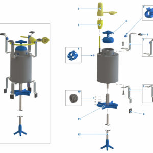 206C Aerator Aspirator Shaft Assembly | Rex Vault Service, Inc