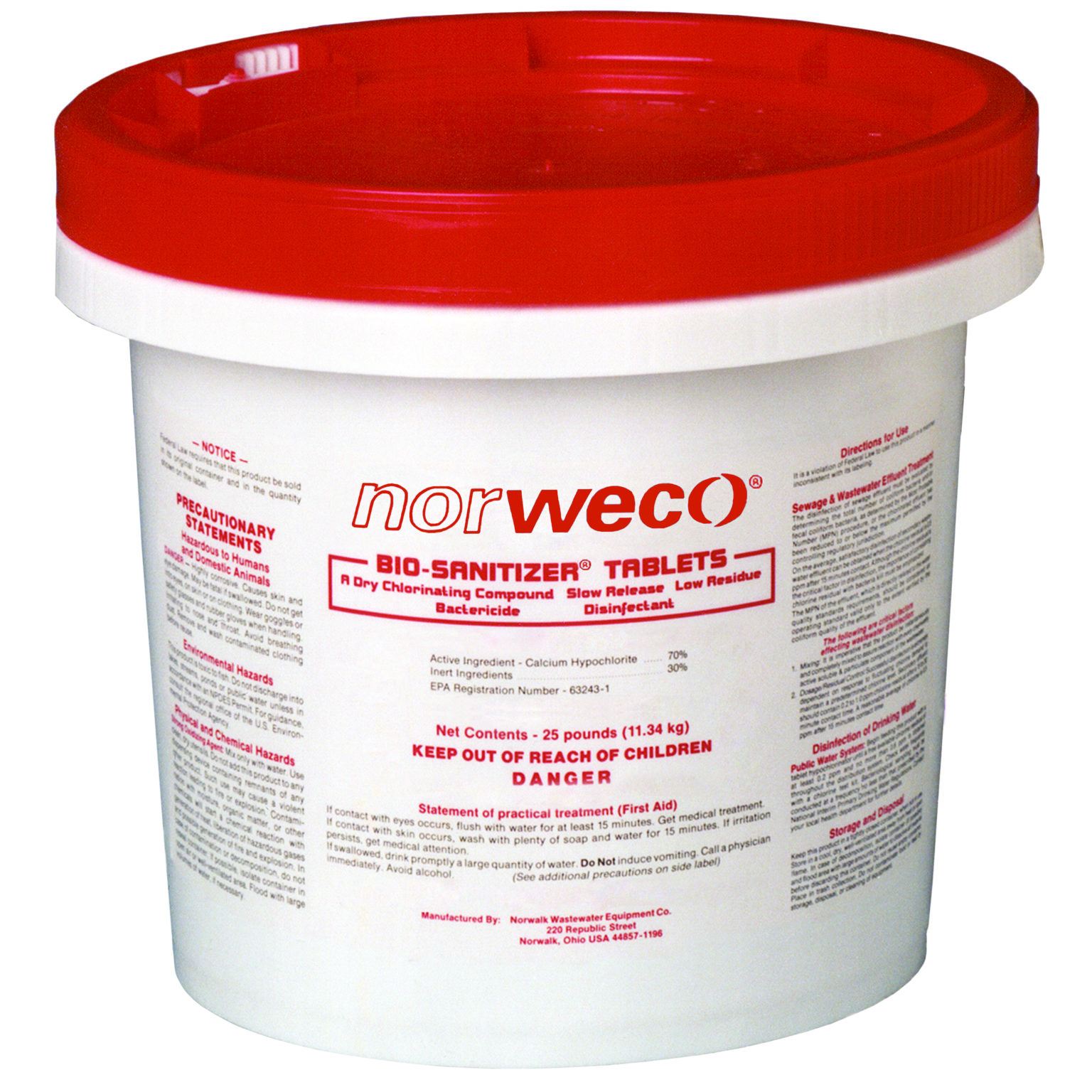 Norweco Bio-Sanitizer Tablets | Rex Vault Service, Inc