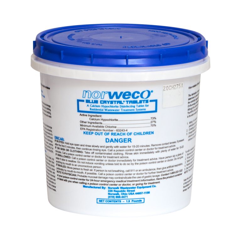 Norweco Bio-Sanitizer Tablets | Rex Vault Service, Inc