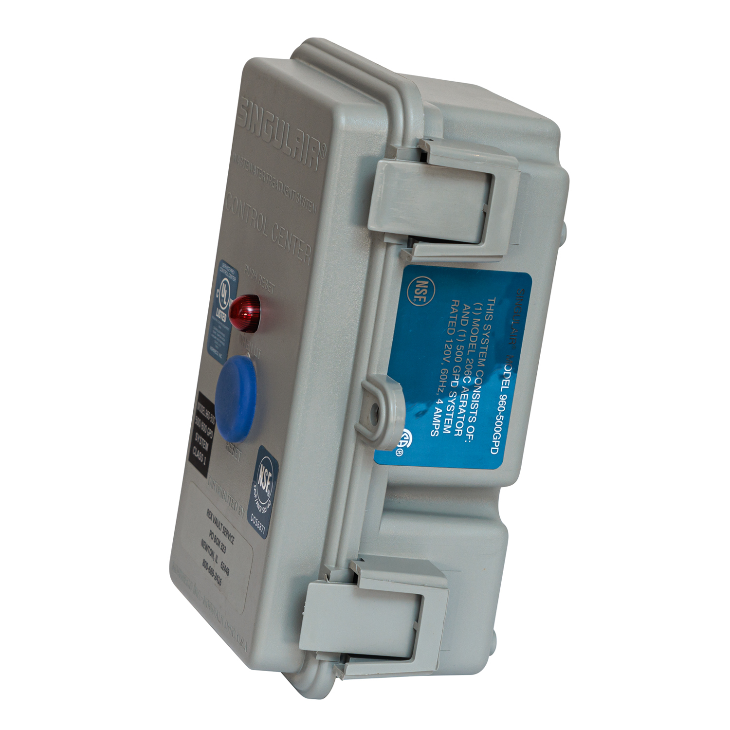 Norweco 210P Control Center Enclosure | Rex Vault Service, Inc